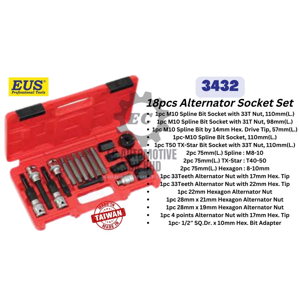 18 pcs Alternator Socket Set | Shopee Malaysia