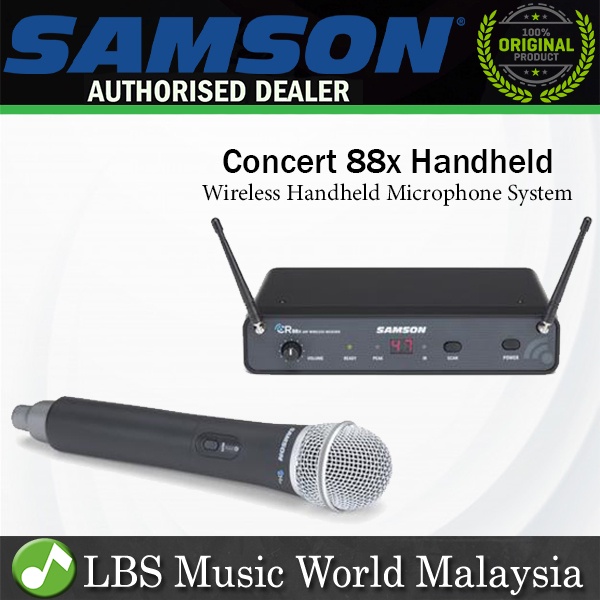 Samson Concert 88x Handheld Wireless System With CL6 (Concert 88 x ...