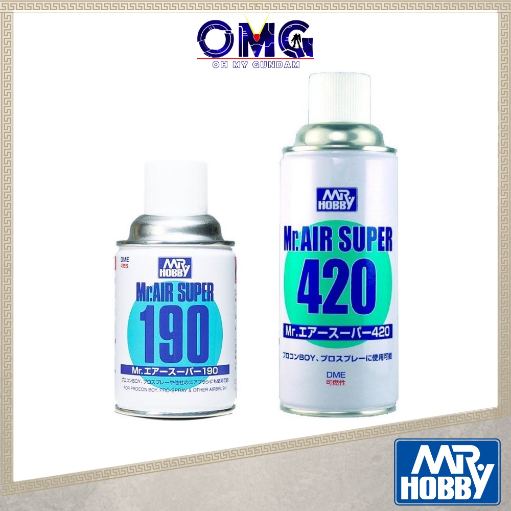 Mr Hobby Mr Air Super 190ml PA148 / 420ml PA200 Gundam Marker Airbrush ...