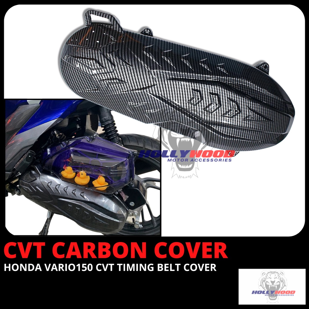 HONDA VARIO125 VARIO150 CVT COVER CARBON BELTING ACCESSORY READY STOCK ...