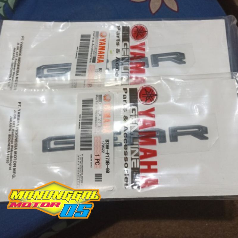 Emblem, 3D Embossed Mio Gear 125th Logo Original Yamaha (2pcs) | Shopee ...