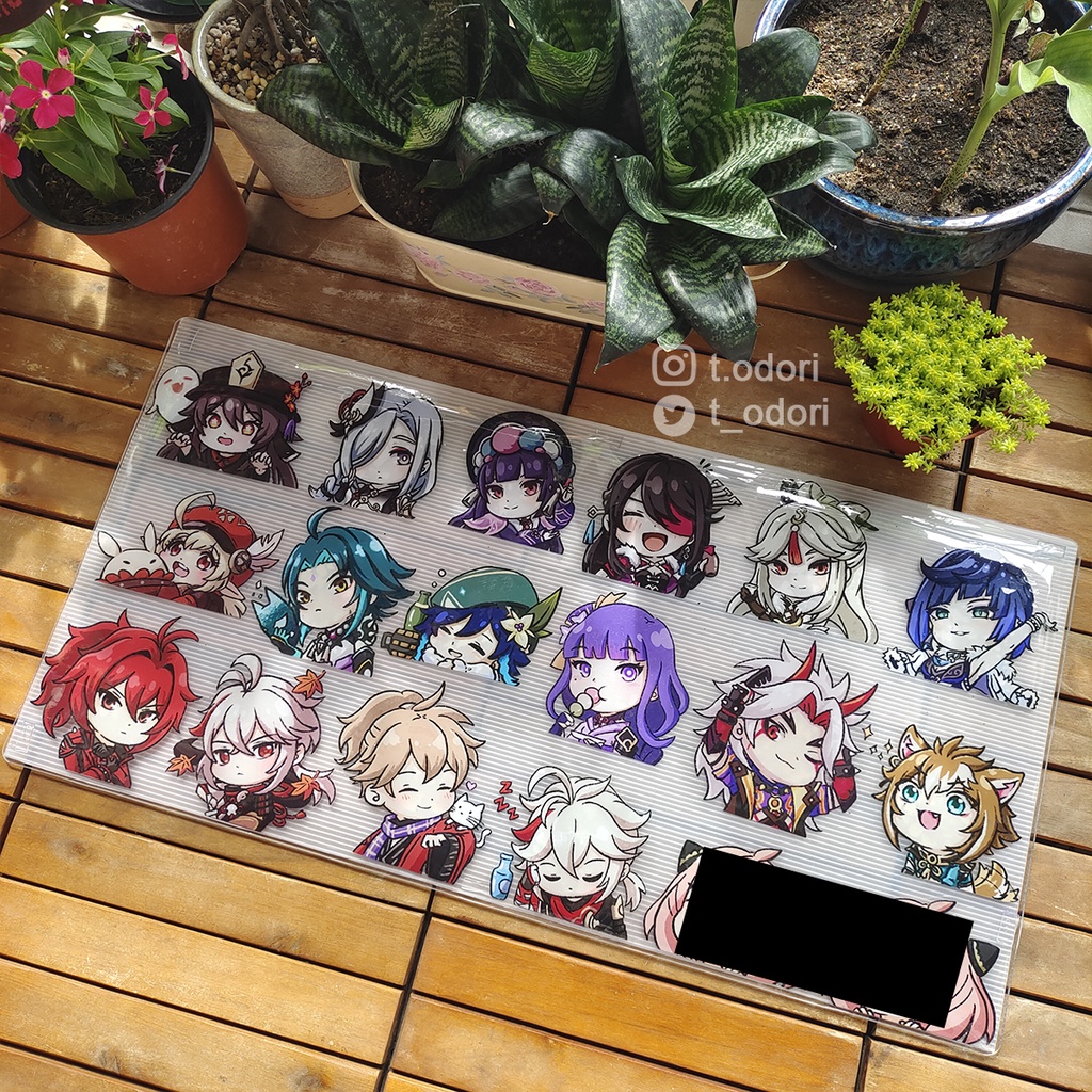 Genshin Honkai Impact Zenless Zone Anya Frieren Senshi Car / Window ...