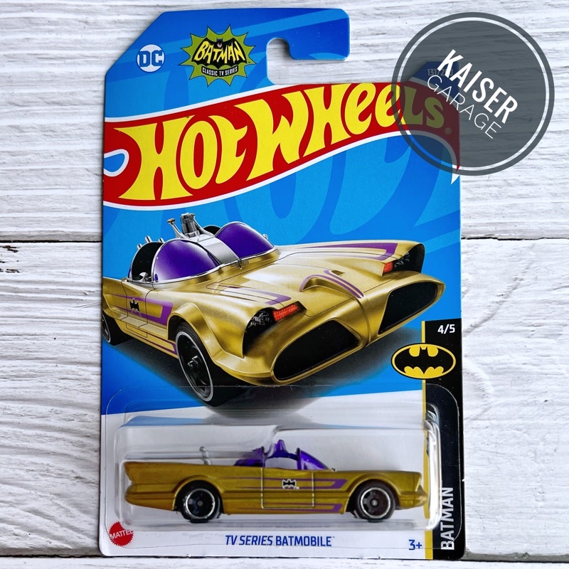 Hot Wheels : TV Series Batmobile Gold | Shopee Malaysia