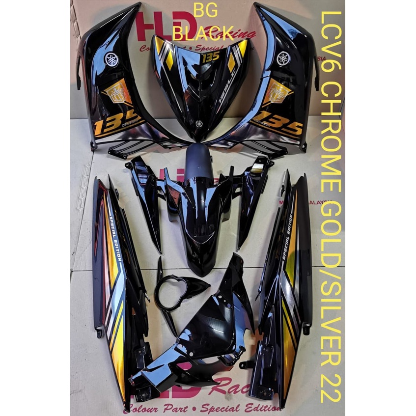 COVERSET HLD 135LC v5 V6 v7 LC LC135 STICKER CHROME STIKER CHROME HLD ...