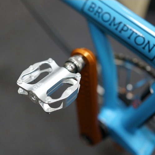 Union Jack Titanium Pedals 178g Light Weight Trifold Folding Bike ...