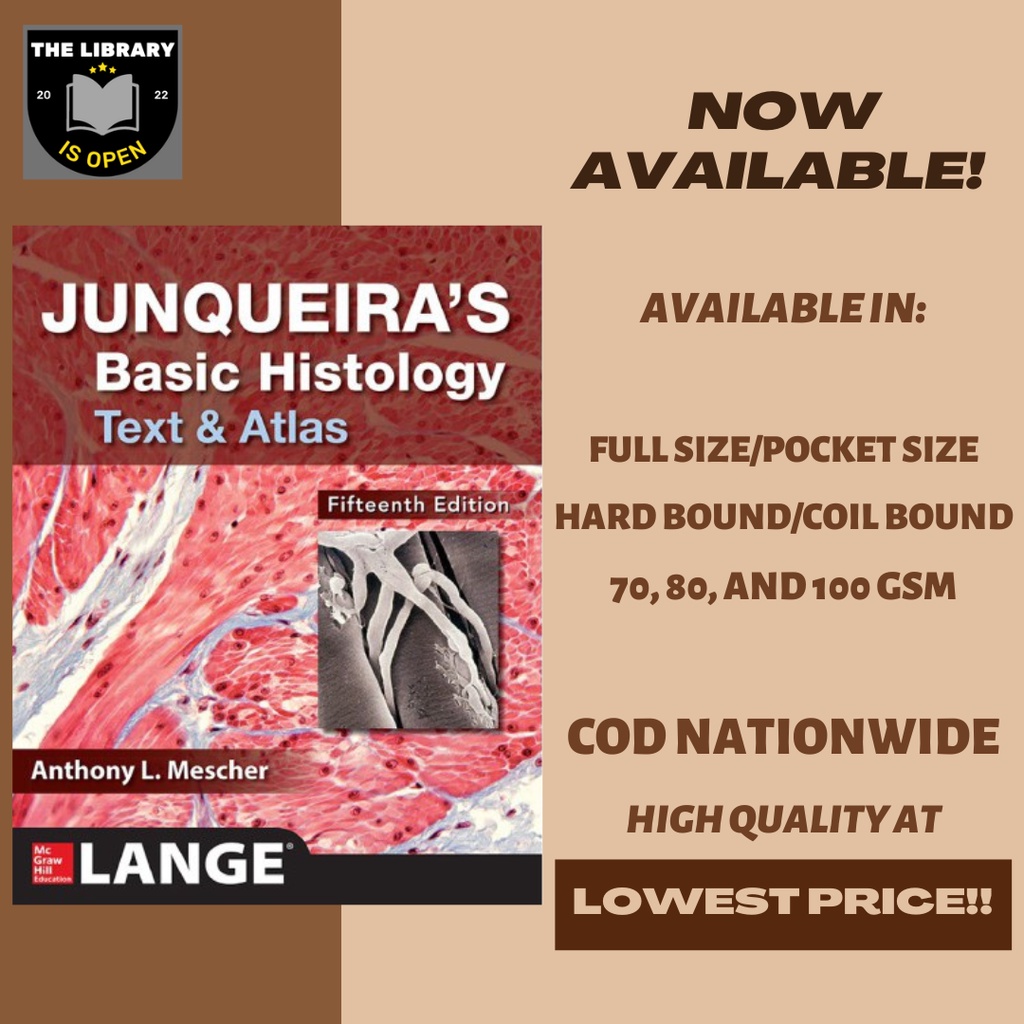 JUNQUEIRA'S BASIC HISTOLOGY TEXT & ATLAS 15TH EDITION | Shopee Malaysia