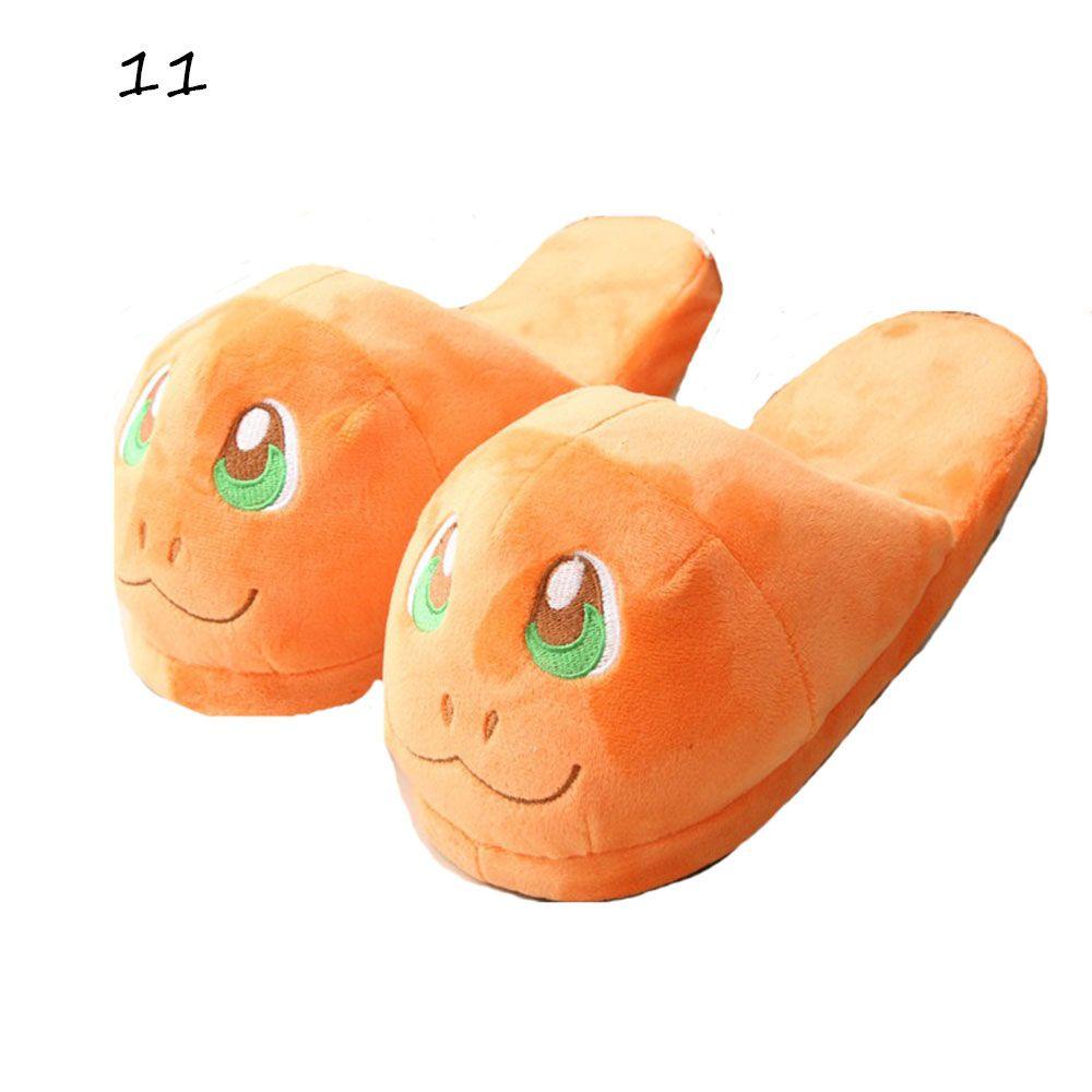 HUISHU Pokemon Cotton Slippers Eevee Leafeon Kawaii Pikachu Mudkip ...