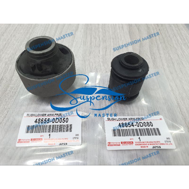 4 IN 1 SET - FRONT LOWER ARM BUSH - TOYOTA VIOS NCP42(2002-2007) / NCP93 (2008-2012) | Shopee ...