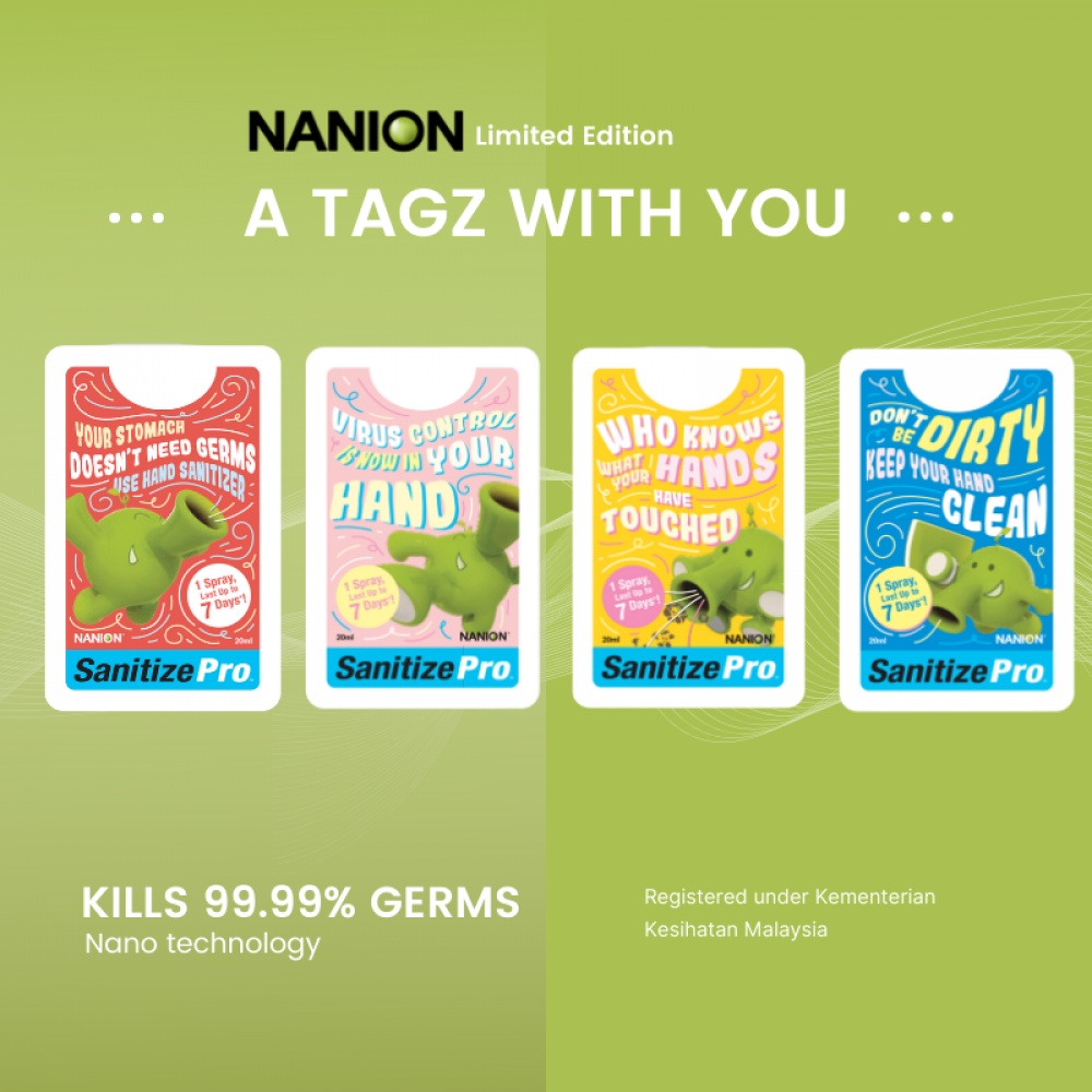 [Nanion] Limited Edition Sanitize Pro Pocket Angel (7 days Formula) 20ml RANDOM COLORS | Shopee ...