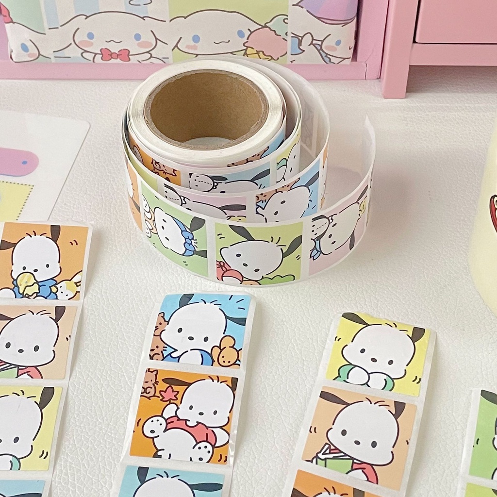 Sanrio Creative Film Sealing Stickers Scrapbook Decoration Cute Cartoon ...