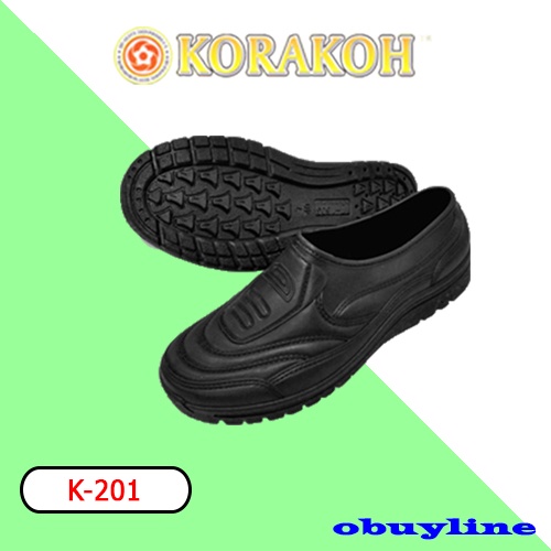 Korakoh K-201 Low Cut Non-Slip Waterprofing PVC Rubber Safety Labour Shoes | Shopee Malaysia