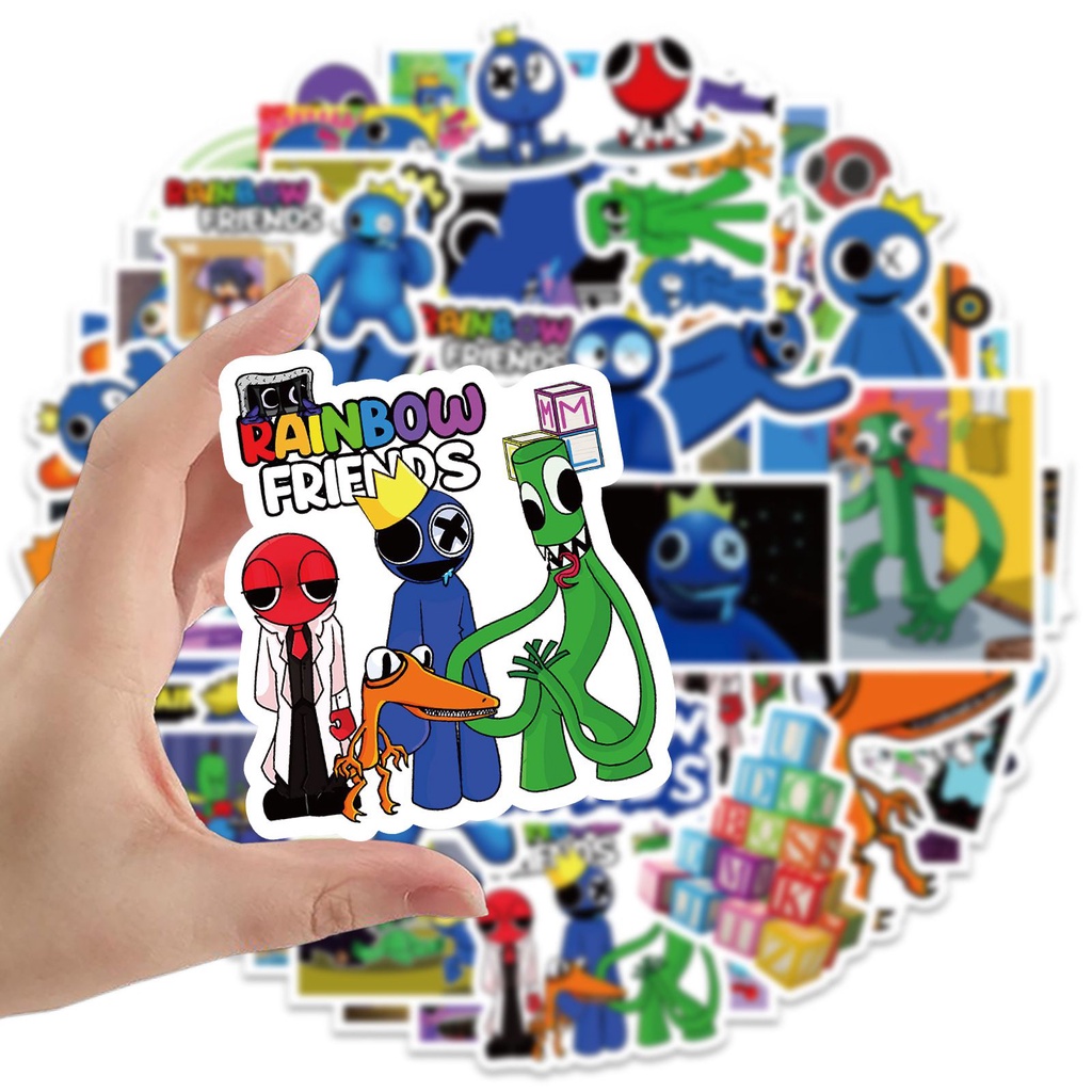 Add Some Fun And Joy With Roblox Rainbow Friends Stickers 60pcs Set ...