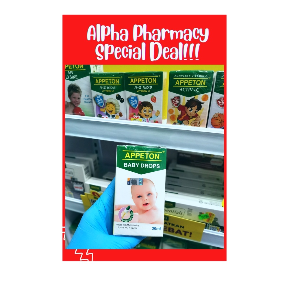 Appeton Multivitamin Plus | Baby Drop | Infant Drop (30ml) | Shopee ...