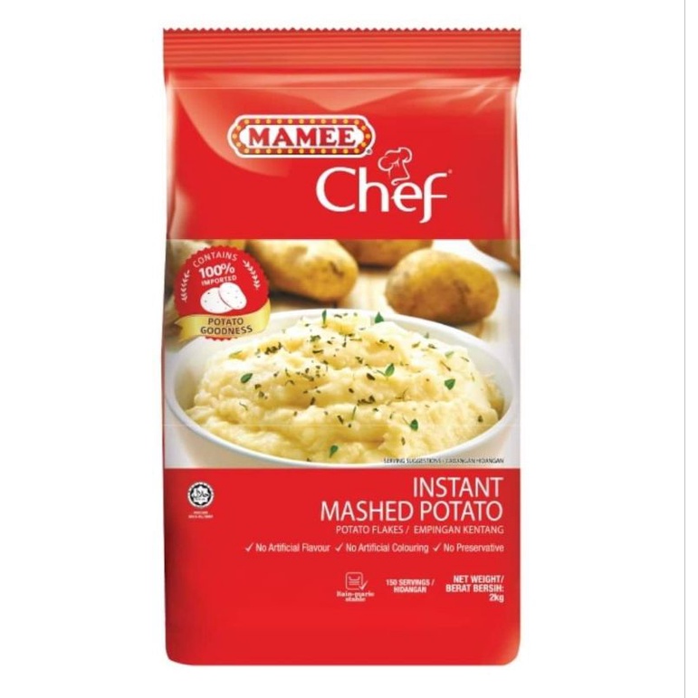 MAMEE Chef Instant Mashed Potato 2kg / MAMEE 马铃薯泥 / MAMEE Empingan ...