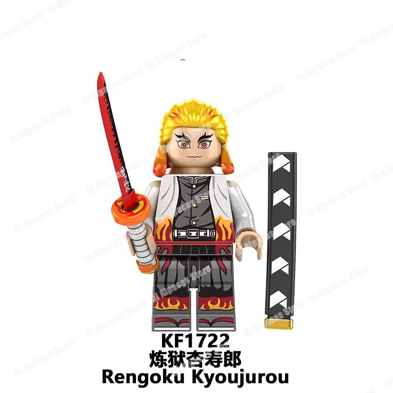 Tanjirou Nezuko Action toy Zenitsu Giyuu Figures Assemble toys Demon ...
