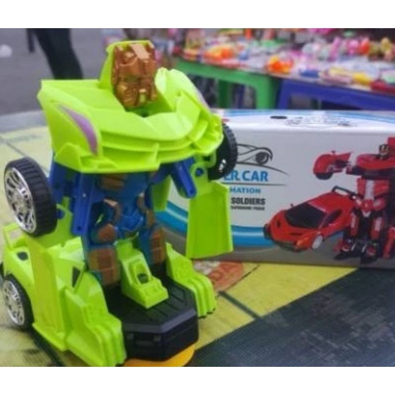 Toy Car mobilan robot tobot Transformation | Shopee Malaysia