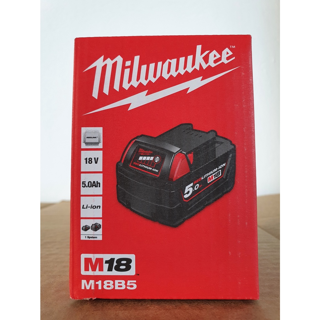 Milwaukee M18 Battery for 3.0Ah / 5.0Ah / 8.0Ah / 12.0Ah - Model M18HB3 ...
