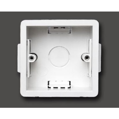 PVC PARTITION NUT BOX 3" X 3" SINGLE GANG ->ELECTRICAL BASE BOX FOR ...