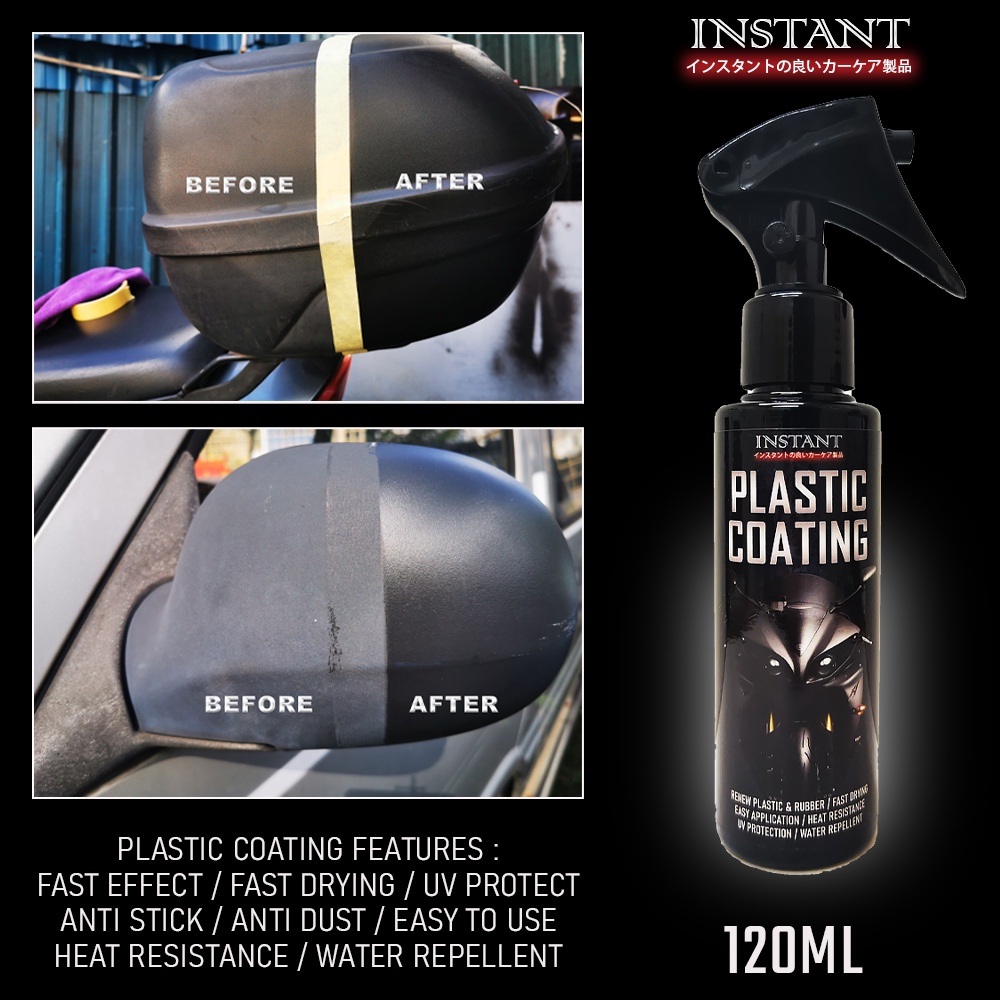 Plastic Coating 120ml (restore faded plastic to new) | Shopee Malaysia
