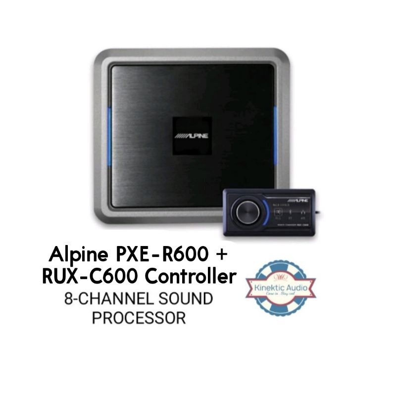 Alpine PXE-R600 - 8-CHANNEL SOUND PROCESSOR + RUX-C600 Controller ...