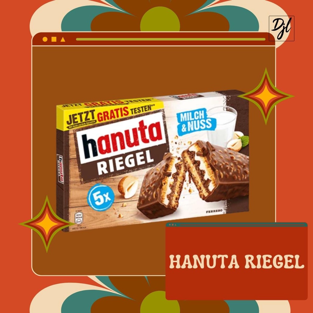 Hanuta Riegel Wafer Bar Contains 5 Pcs 1 Pack | Shopee Malaysia