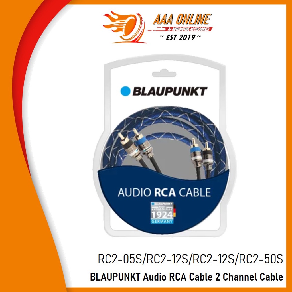 [AAAONLINE] Car Speaker BLAUPUNKT Audio RCA Cable 2 Channel Cable ...