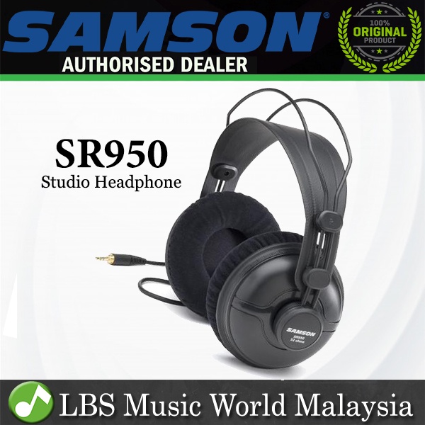 Samson SR950 Professional Reference Studio Headphone (SR 950) | Shopee ...