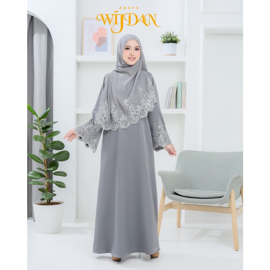 NEW DESIGN !! JUBAH ABAYA WIJDAN BY MOFF2U | GREY | DARK PURPLE ...