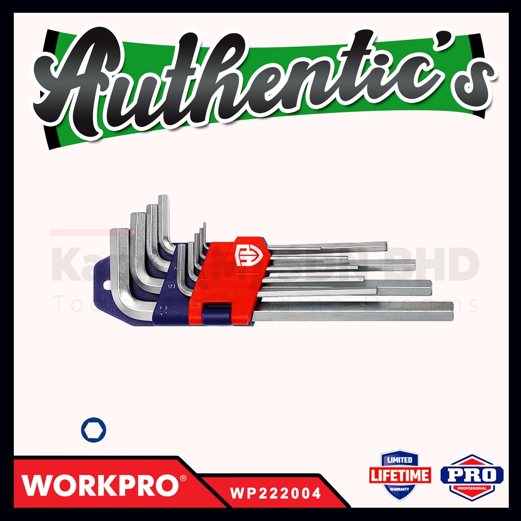 WORKPRO 9PC Hex Key Set (Metric) | Shopee Malaysia