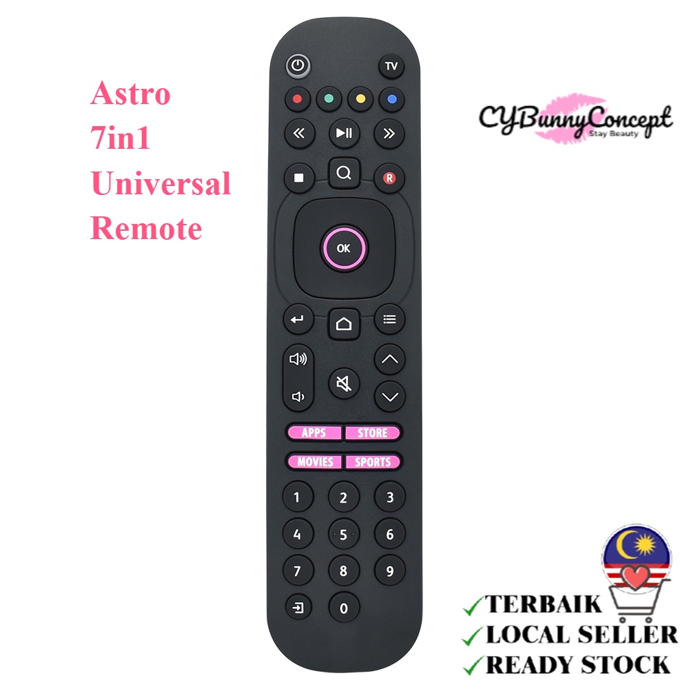 🔥CYC🔥 7in1 Astro ASTRO Ultra Box PVR Universal Remote Control ...