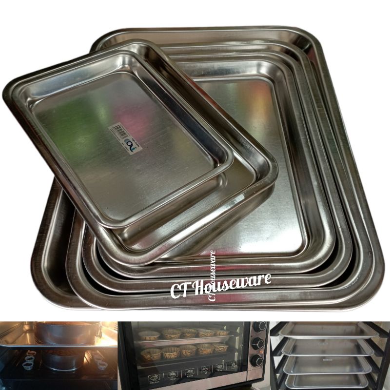 Oven Tray / Baking Tray / Dulang Oven / Loyang Segi Empat Aluminium ...