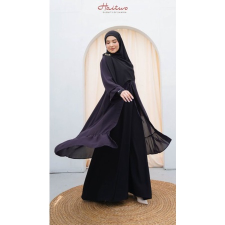 Gamis+outer HAI-HAI HAITWO EMERALD 017 | Premium GOWN LIMITED EDITION ...