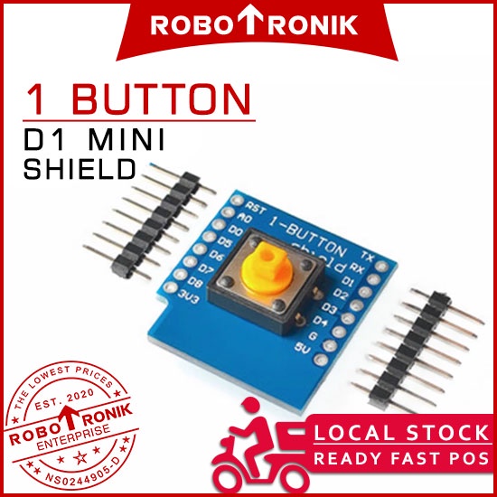 Shield for WeMos D1 mini ESP8266, Relay Prototype RGB BMP180 DHT11 ...