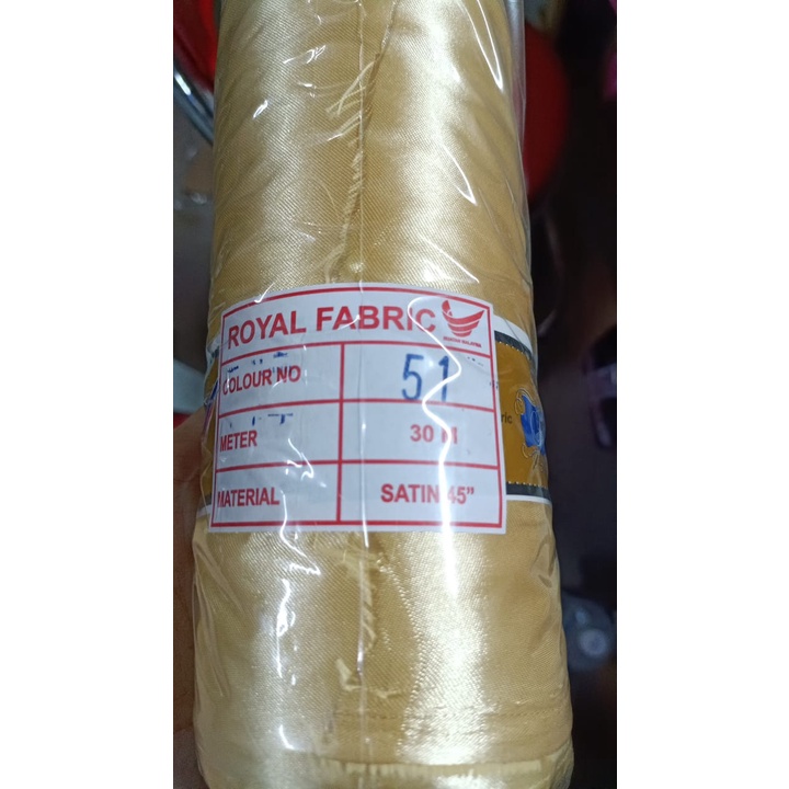 Satin Fabric / Pongee Fabric Solid Color Decoration | Shopee Malaysia