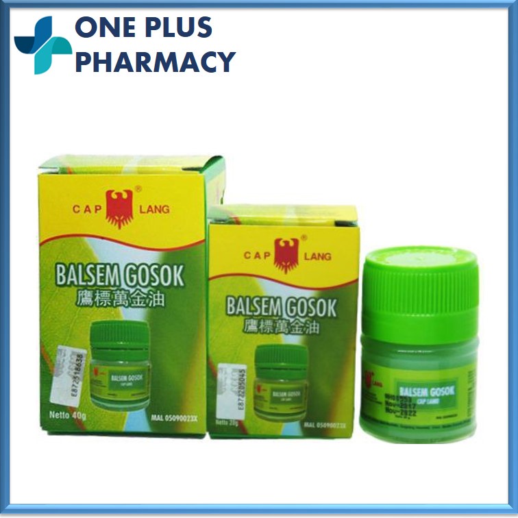 Eagle Brand Eagle Balm / Balsem Gosok Cap Lang 20g / 40g | Shopee Malaysia