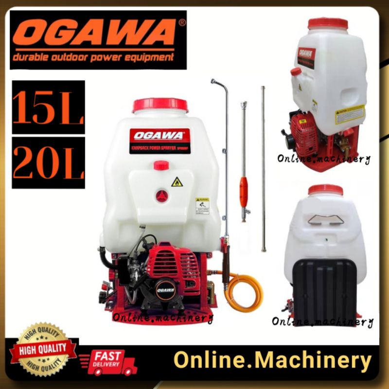 OGAWA Knapsack Sprayer 15L 20L SP160 SP268 Power Sprayer Mesin Pam ...