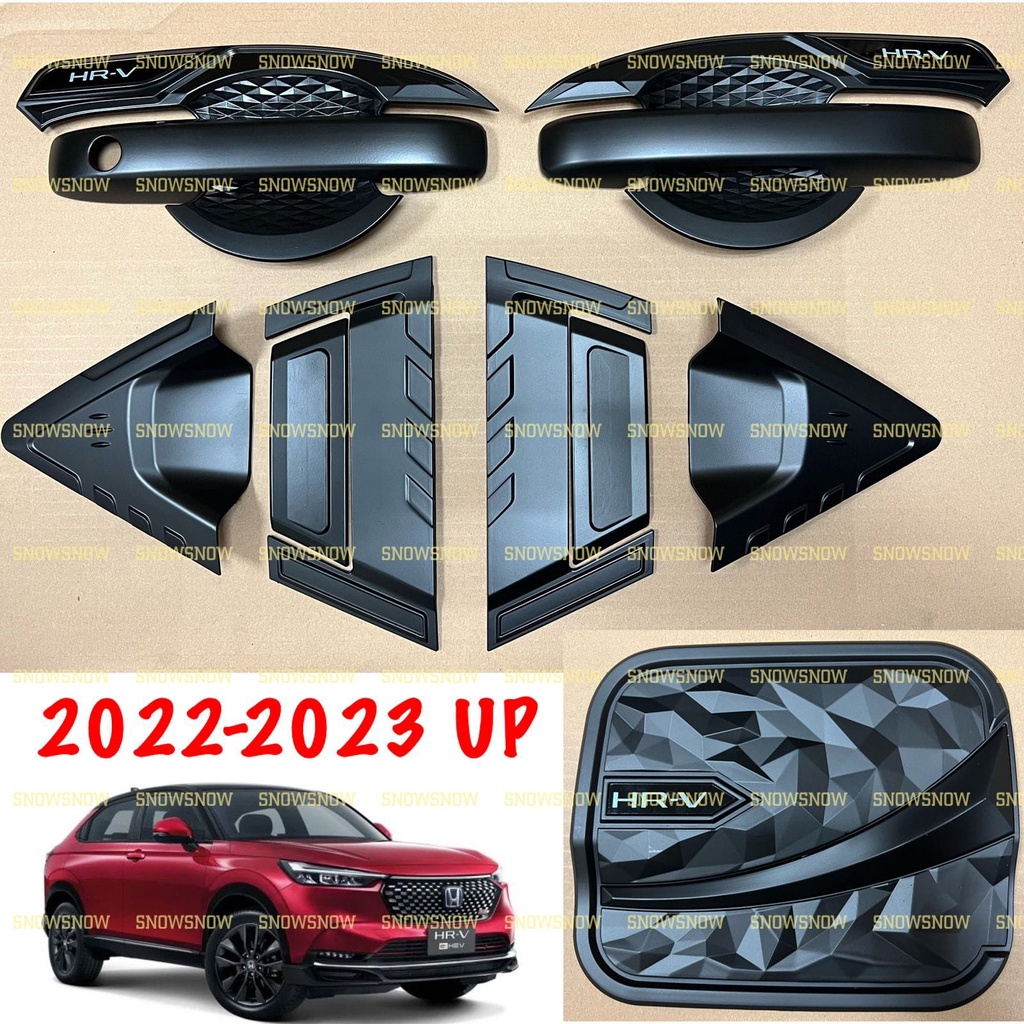 HITAM Package Outer Handle Tank Cover Honda HRV 2022 2023 2024 2025 ...