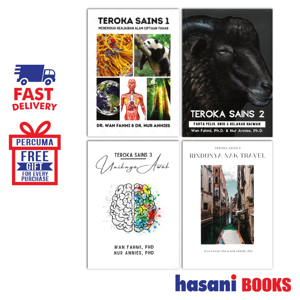 Hasani Teroka Sains Siri 1-13 Dr Wan Fahmi Dr Nur Annies | Shopee Malaysia