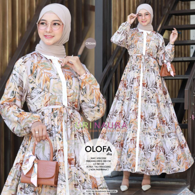 ORIGINAL ORIGINAL OLOFA DRESS GAMIS | Shopee Malaysia