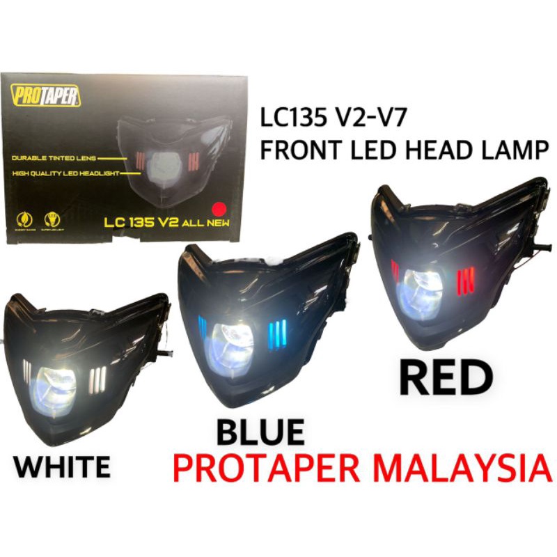 PROTAPER LC135 V2 V3 V4 V5 V6 V7 PROJECTOR LED HEAD LAMP LAMPU DEPAN | Shopee Malaysia