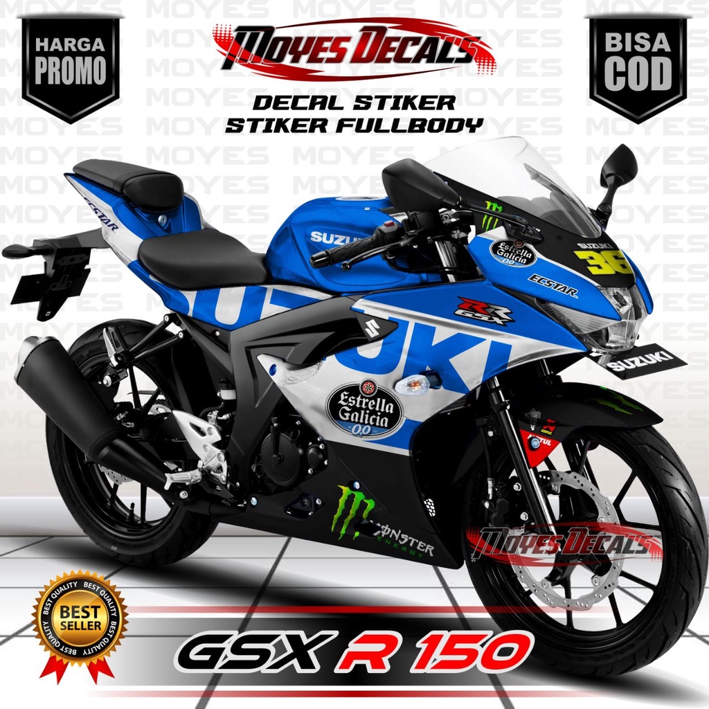 ANTI FADE GSX Decal Gsx R150 Full Body Livery MotoGP Sticker Gsx R150 ...