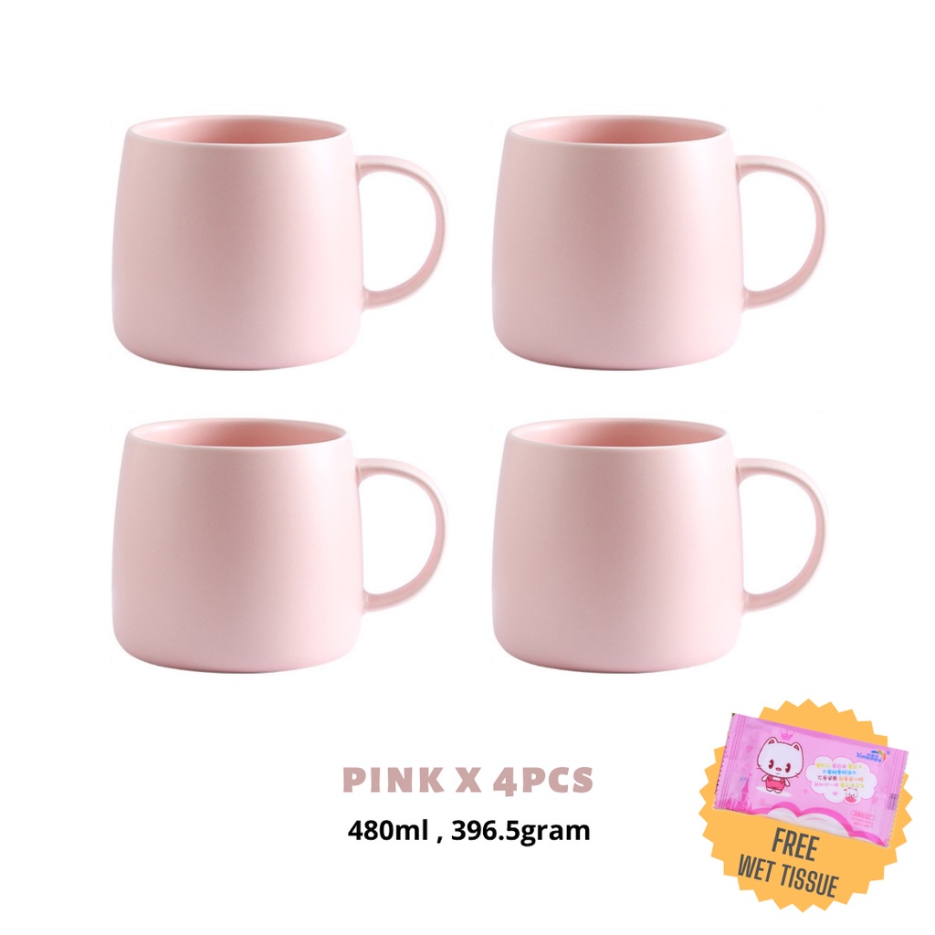 DAYDREAM Matte Nordic Ceramic Mug Coffee Cup Tea Cup Cawan Office Cup ...