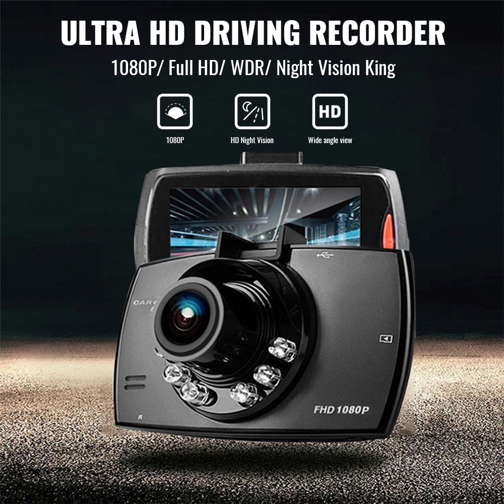 2.5 Inch LCD 1080P Car DVR Camera Dash Cam Video Recorder G-sensor ...