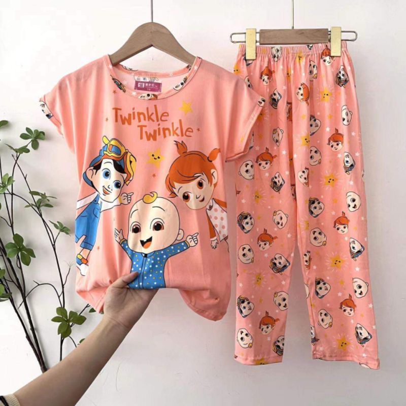 LNS Cocomelon Terno Pajama Girls | Shopee Malaysia