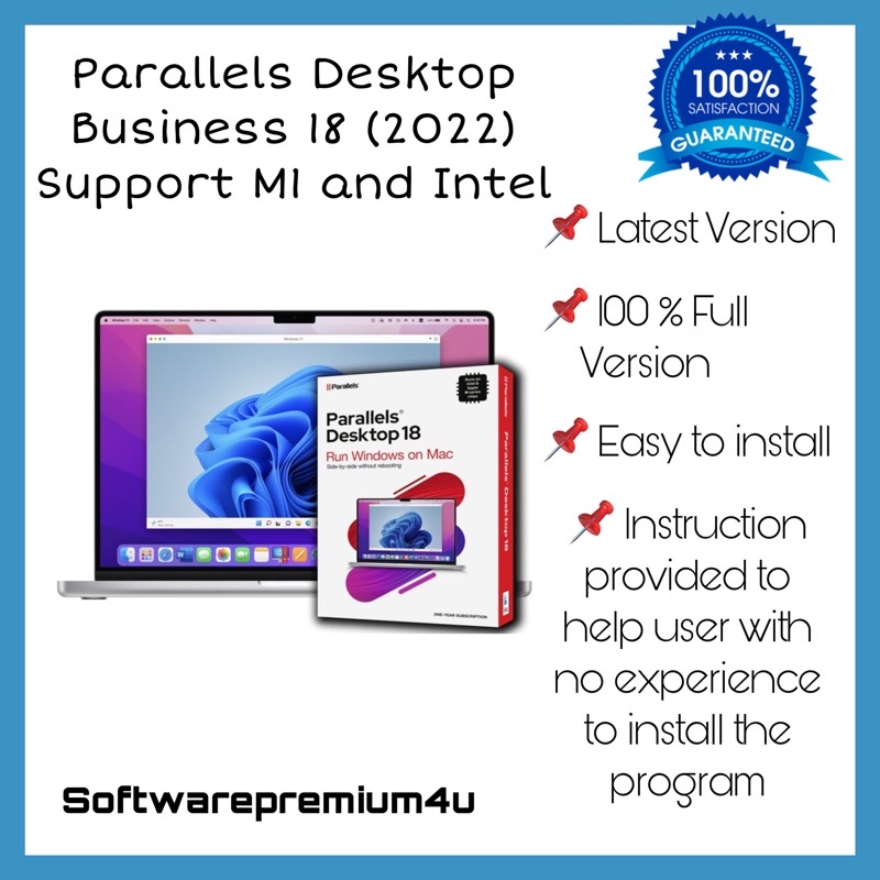 Parallels Desktop Business 18 (2022) with Activated Windows 11 Pro + Office 2019 Pro Plus🔥 ...