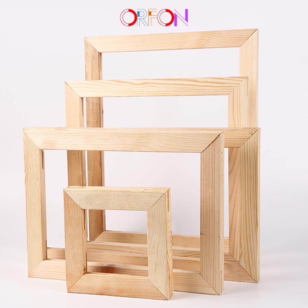 [ORFON] DIY wood frame (size 20*30, 30*40, 40*50cm) special frame for painting by numbers ...