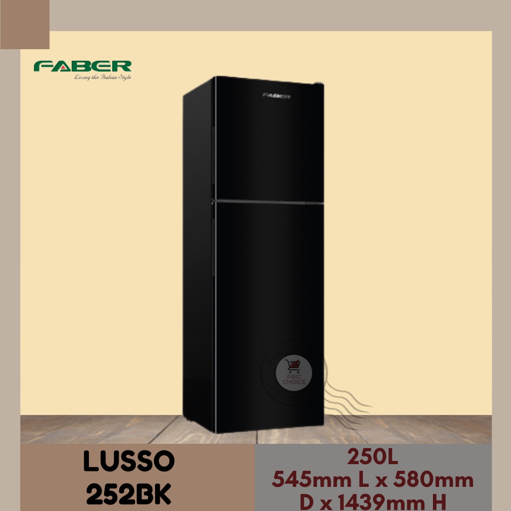 FABER LUSSO 252BK - 250L REFRIGERATOR | Shopee Malaysia