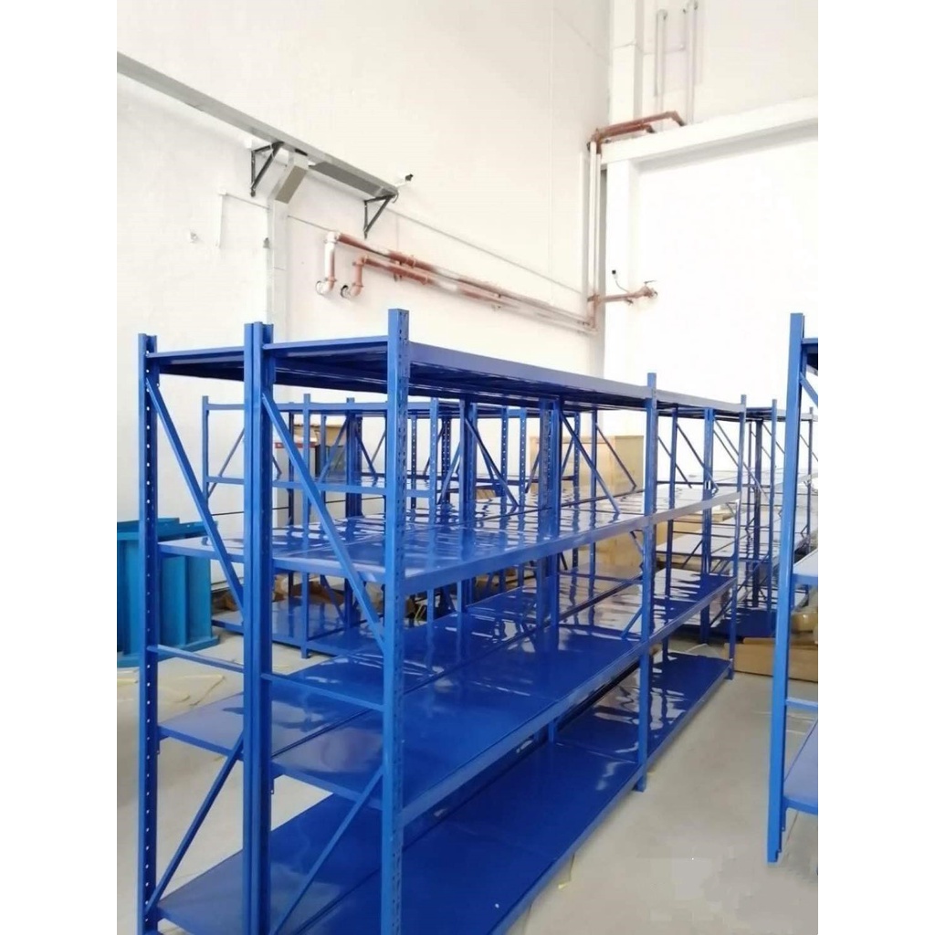HEAVY DUTY RACK BESI RAK STORAGE Boltless Serbaguna Storage / Metal ...