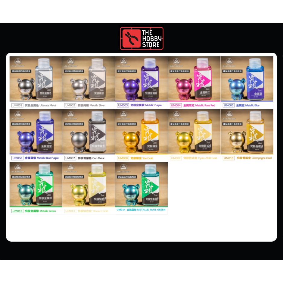 Alchemy Paints Metalic Series 50Ml Um001~Um014 | Shopee Malaysia