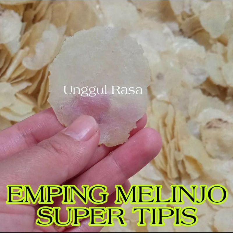 Original THIN RAW MELINJO EMPUNG FULL DRY LIMPUNG READY TO FRIED 1 KG ...